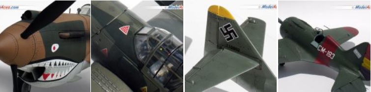 WWII Model Airplanes - Model Aces