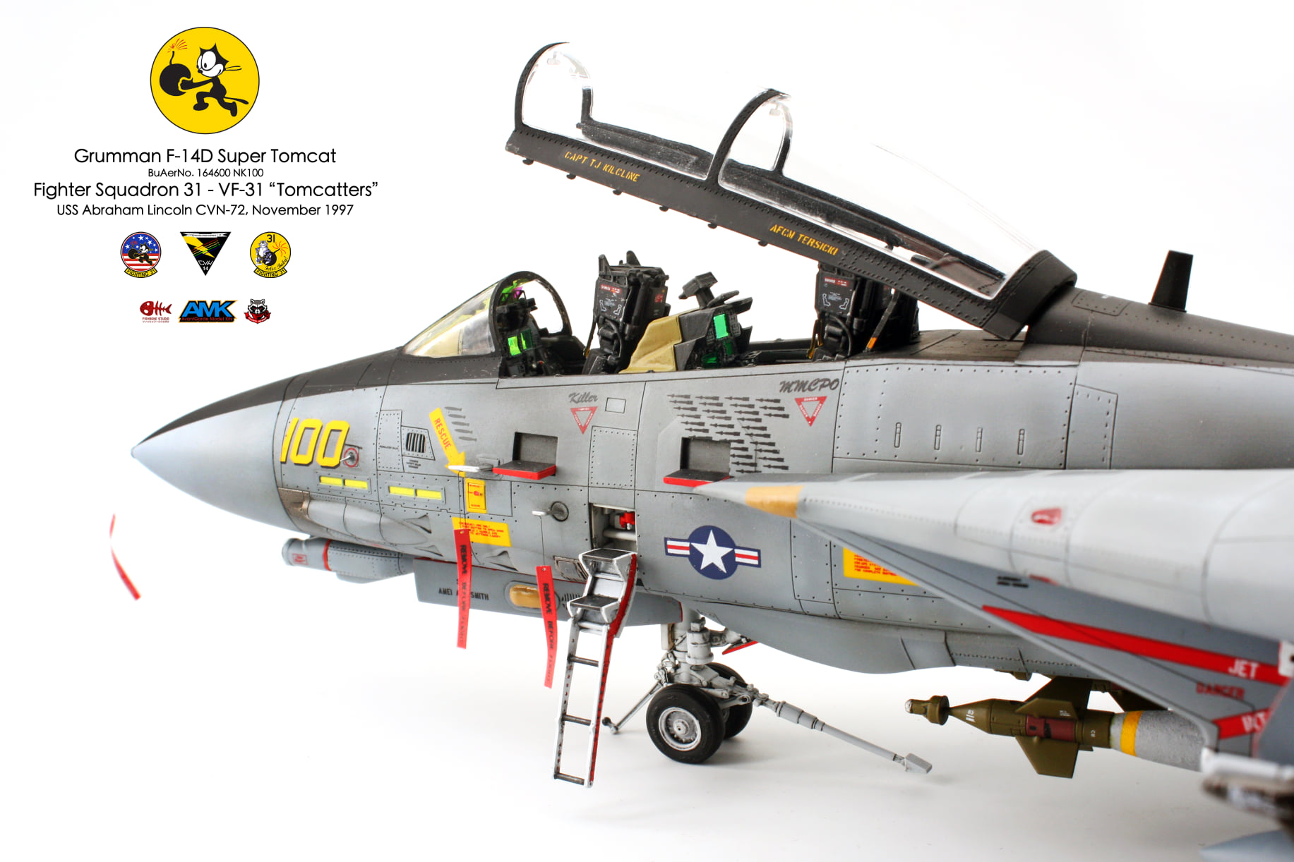 F-14D Super Tomcat VFA-31 Tomcatters - Model Aces