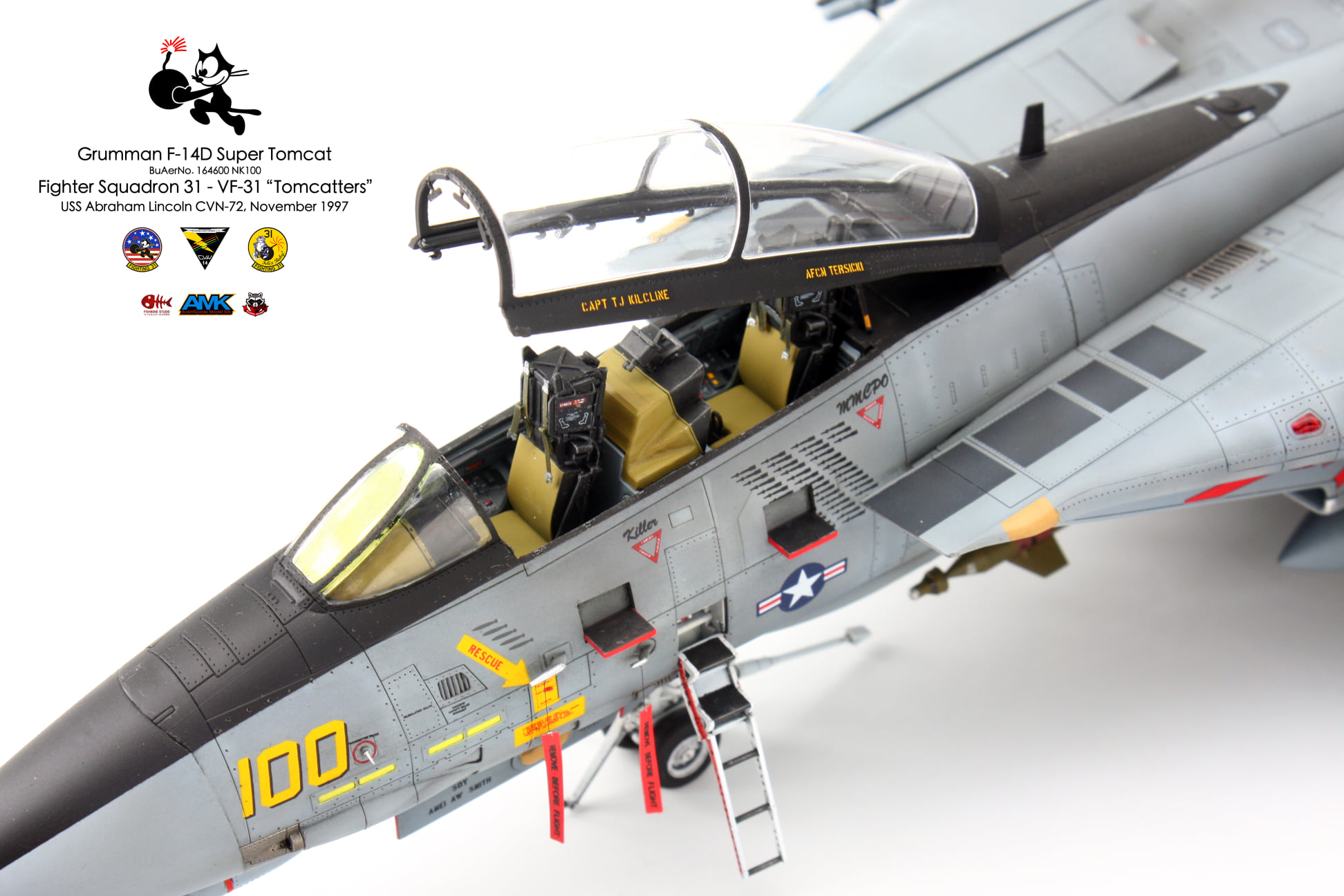 F-14D Super Tomcat VFA-31 Tomcatters - Model Aces